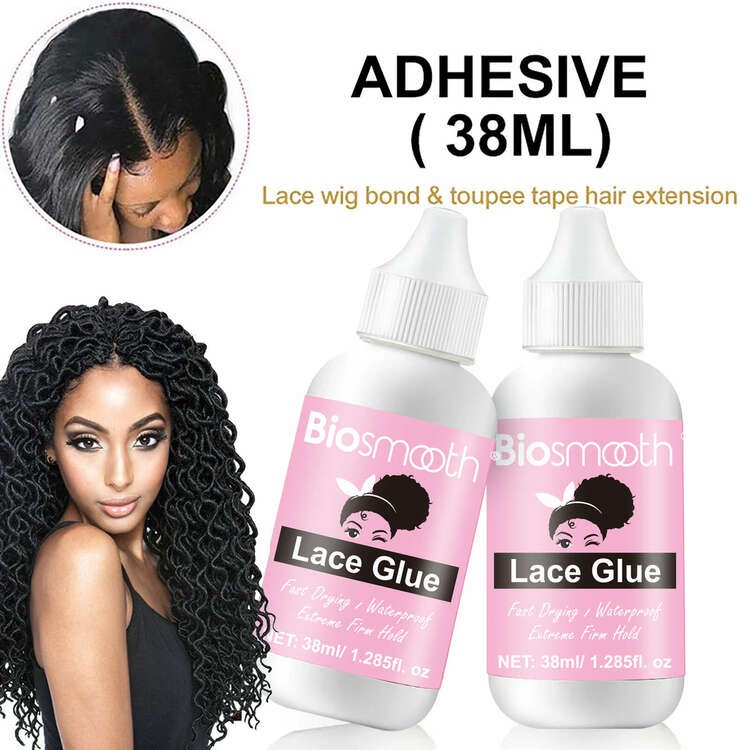 Lace Wig Glue Kit Lace Glue Kit for Wigs Waterproof Wig Glue Strong ...
