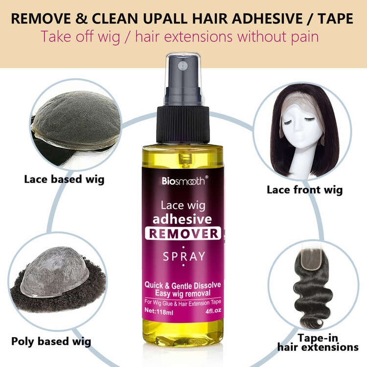 iosmooth Hair Adhesive Fast Remover Tape in Extension Remover, Wig Glue ...