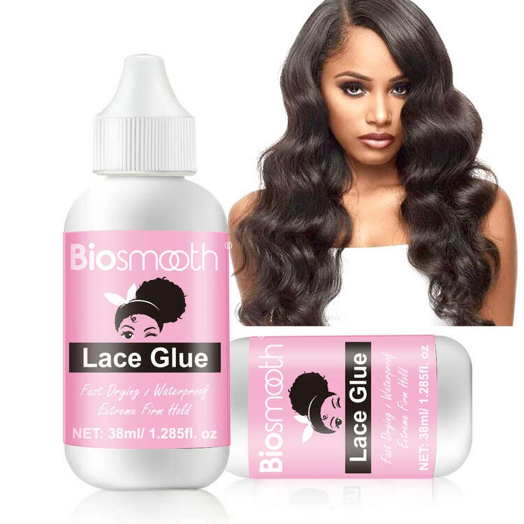 Biosmooth Extreme Hold Lace Glue for Wigs, Waterproof, Invisible Bonding