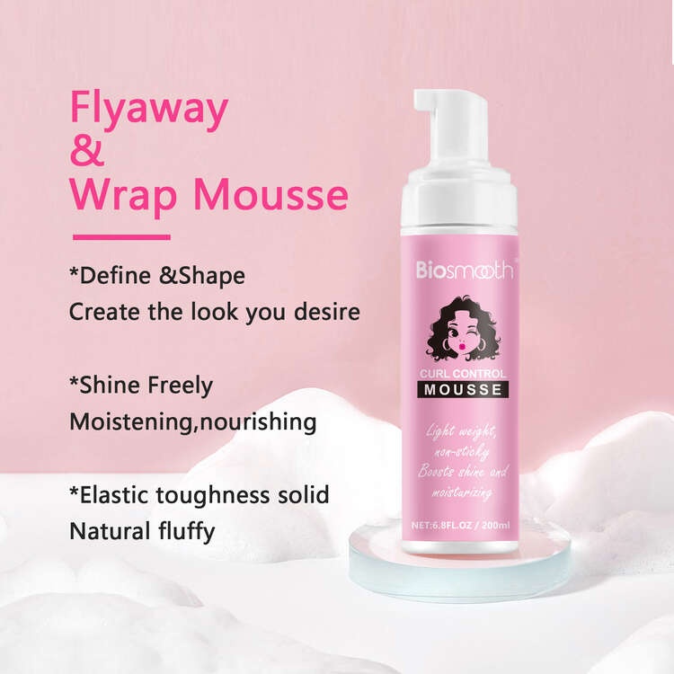 Biosmooth Curl Control Mousse for Frizz Control Styling Mousse