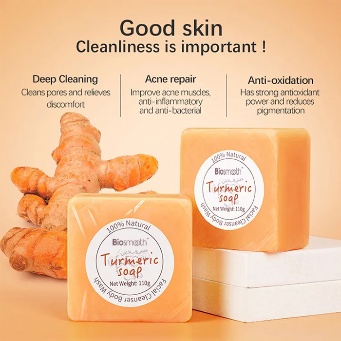 Organic Natural Herbal Ginger Turmeric Bath Soap Handmade Tumeric Soap ...