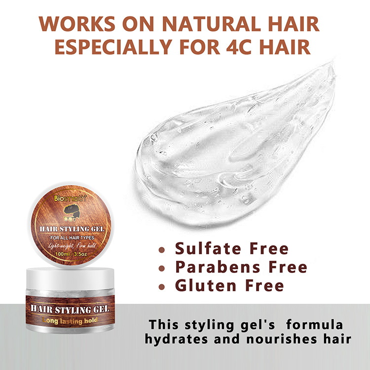 Biosmooth hair styling gel for men