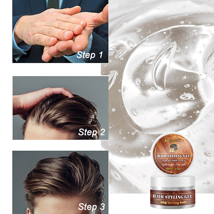 Biosmooth hair styling gel for men