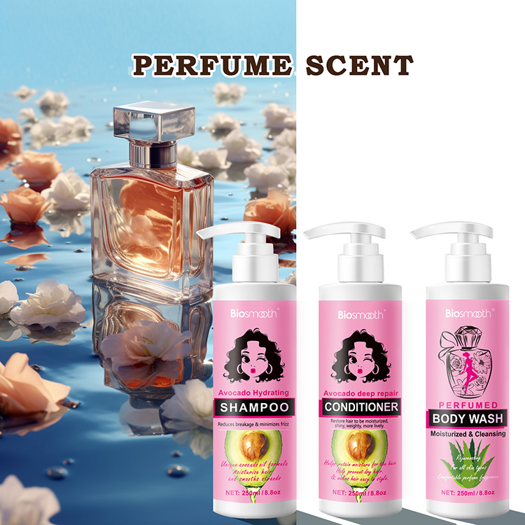 Biosmooth shampoo conditioner and body wash